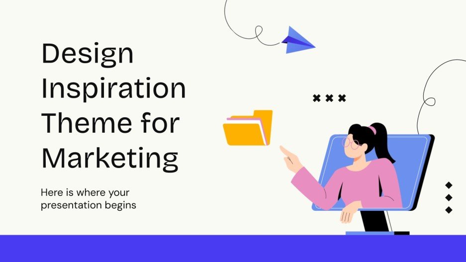 Design Inspiration Theme for Marketing Presentation