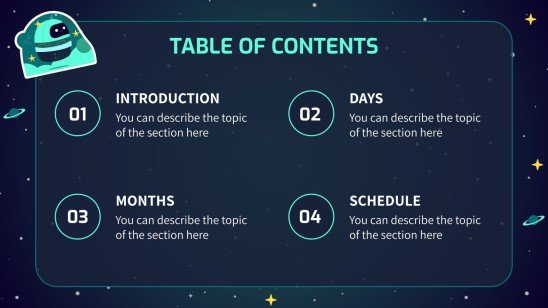 Today's Space Agenda Presentation