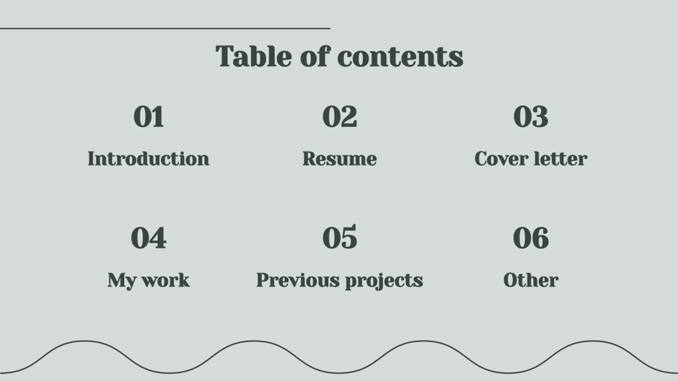 Minimalist Lines Portfolio Presentation