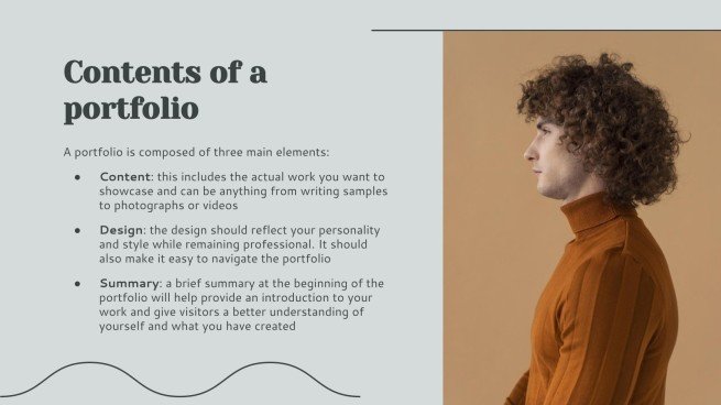 Minimalist Lines Portfolio Presentation