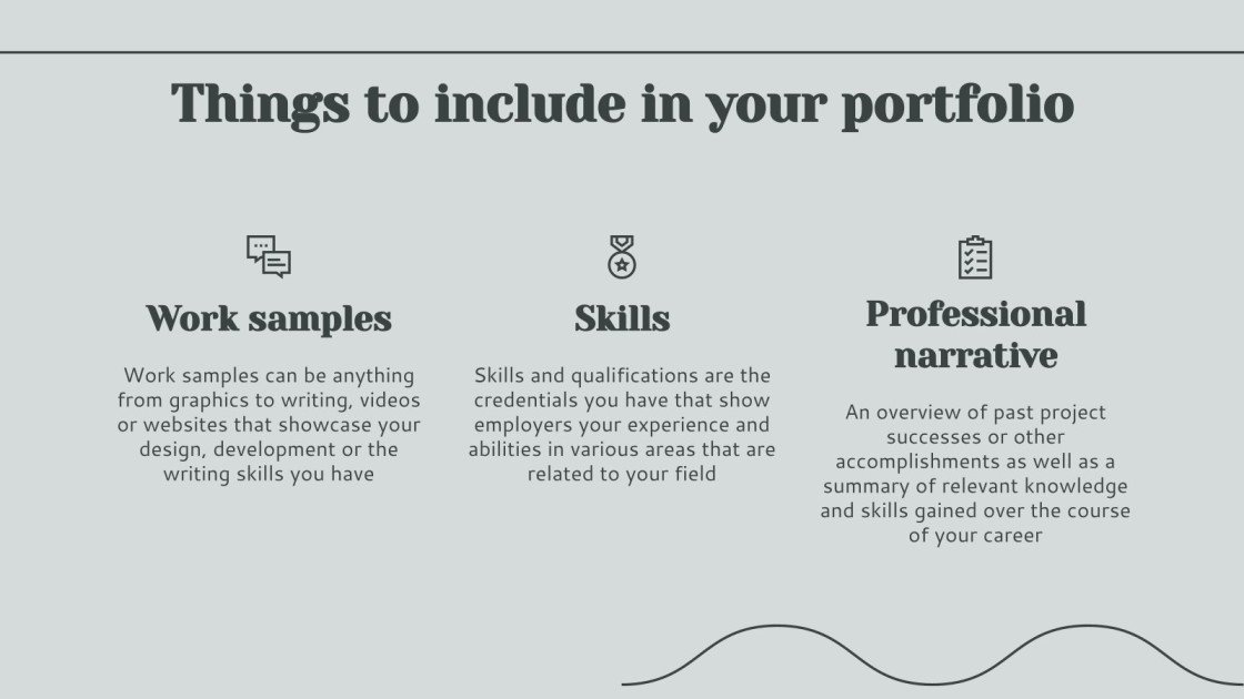 Minimalist Lines Portfolio Presentation