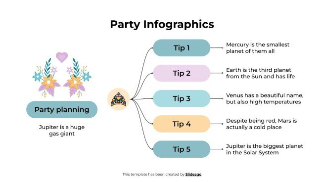 Party Infographics Template