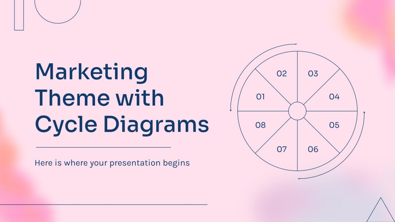 Free Cycle Infographics for Google Slides and PowerPoint