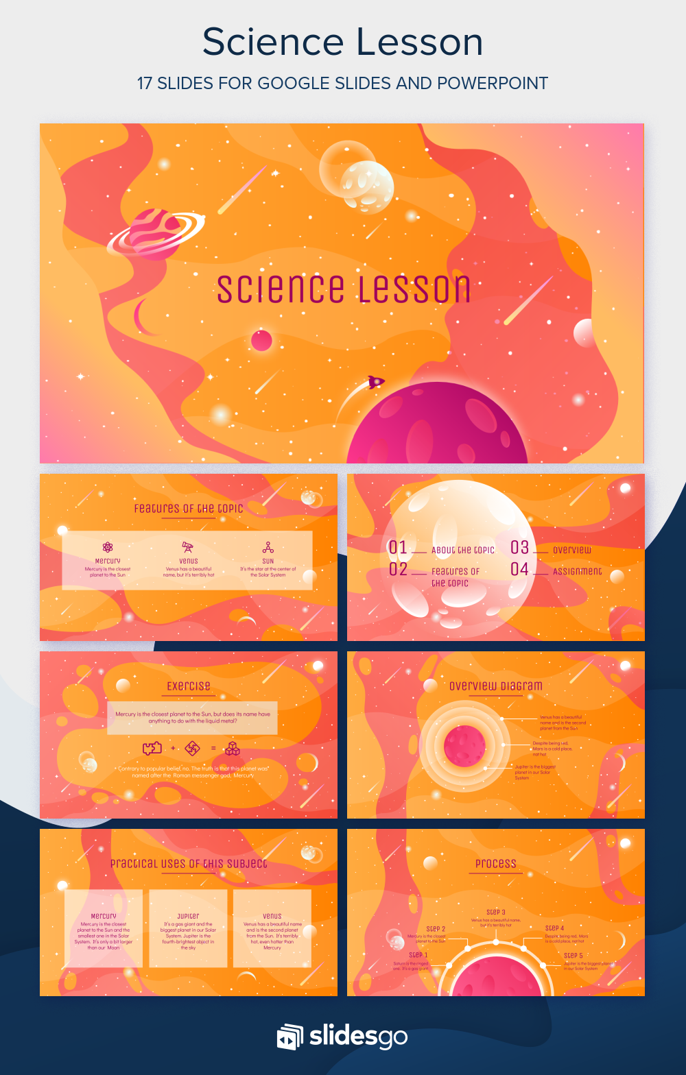 Science Lesson Google Slides and PowerPoint Template