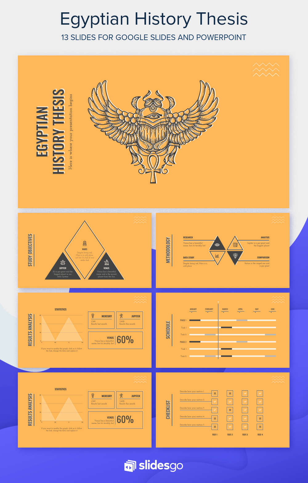 Page 3 | Egyptian History Thesis Google Slides and PowerPoint Template