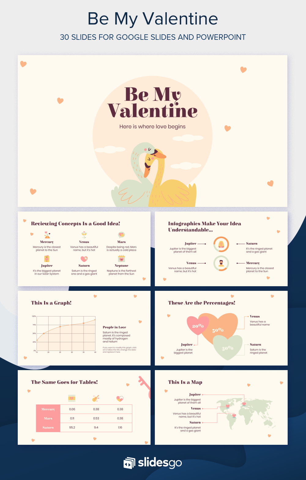 Be My Valentine Google Slides Theme and PowerPoint Template