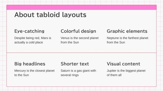 Disciplina de artes da linguagem: tablóide