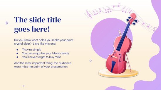 Presentación Instrumentos musicales