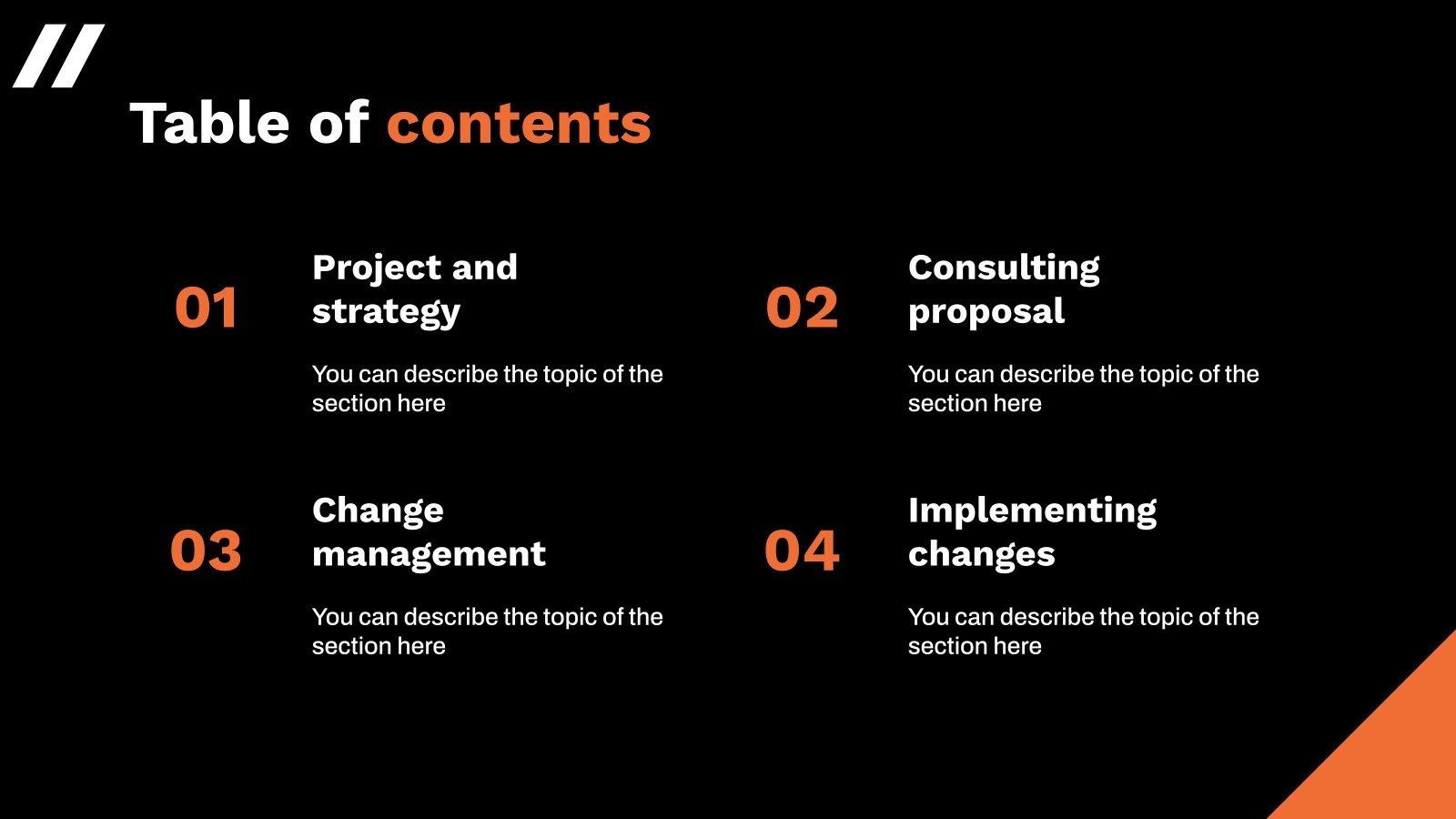 Budget Optimization Consulting Presentation