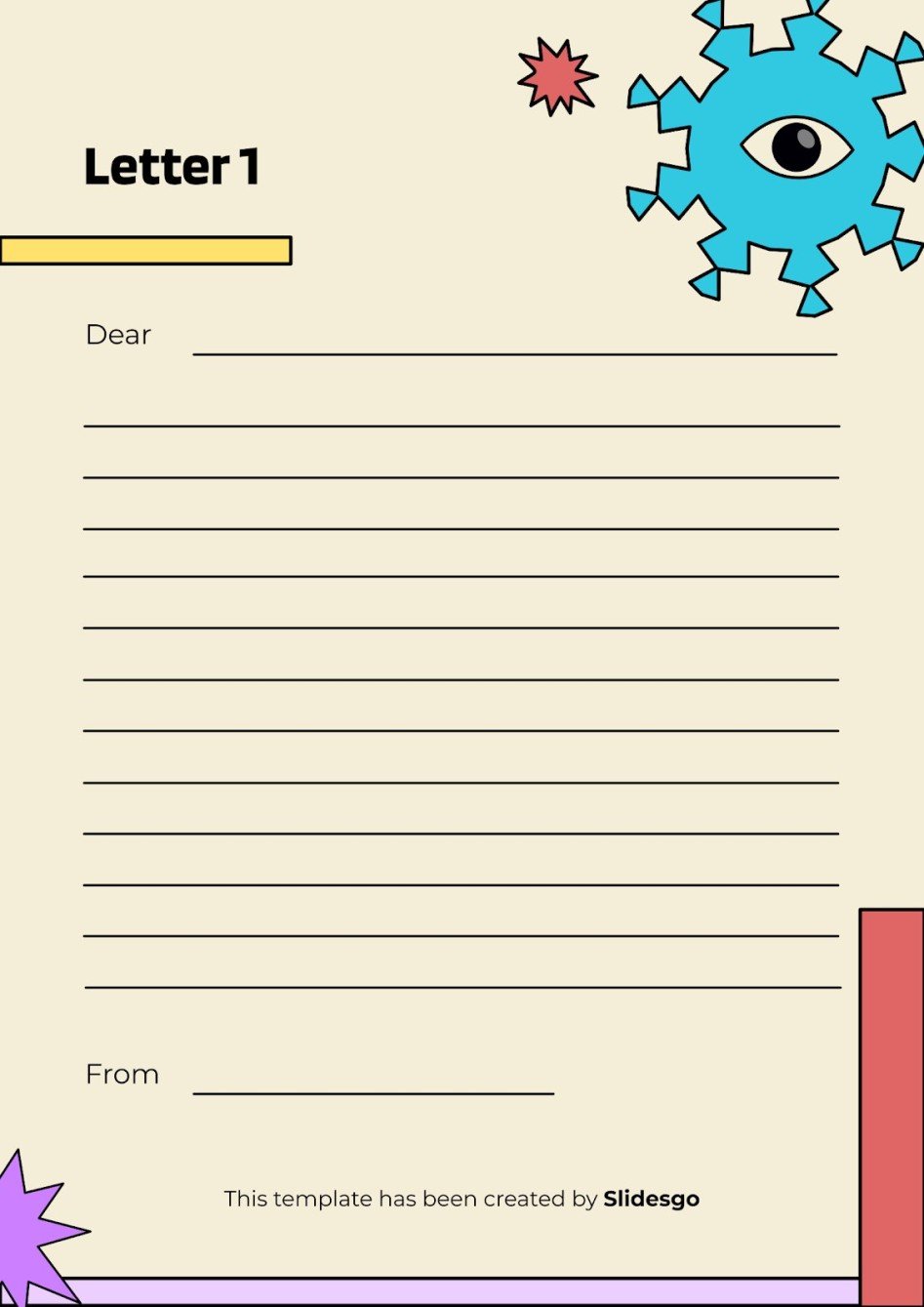 Letters Template for High Schoolers Presentation