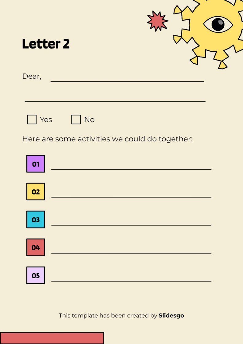 Letters Template for High Schoolers Presentation