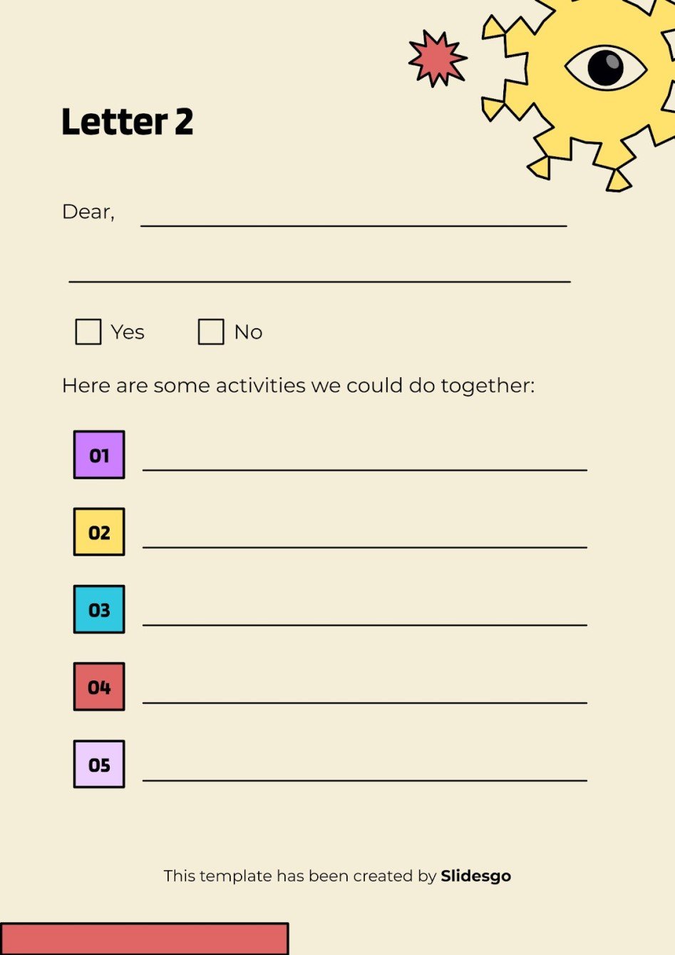 Letters Template for High Schoolers Presentation