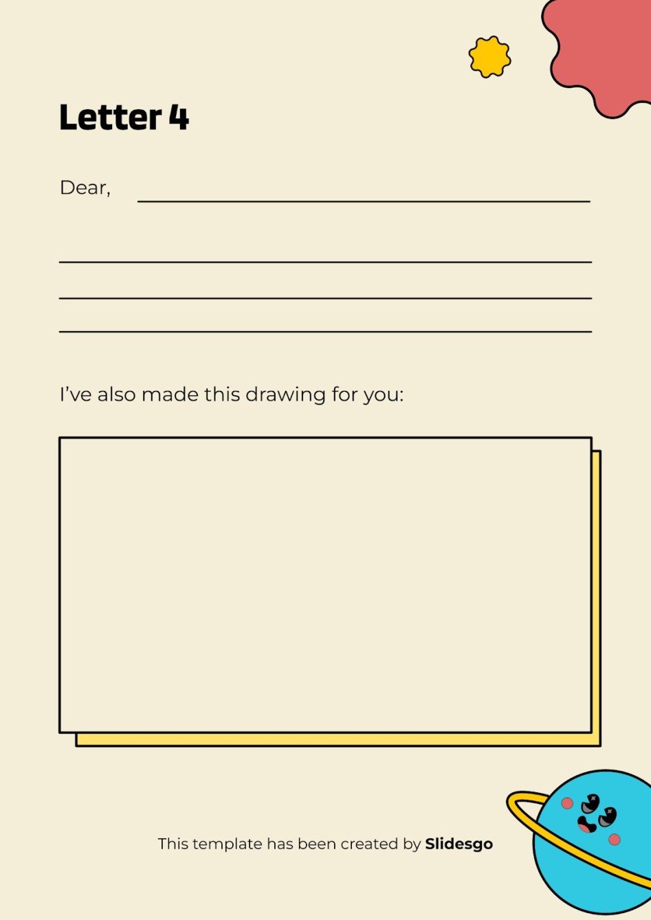 Letters Template for High Schoolers Presentation