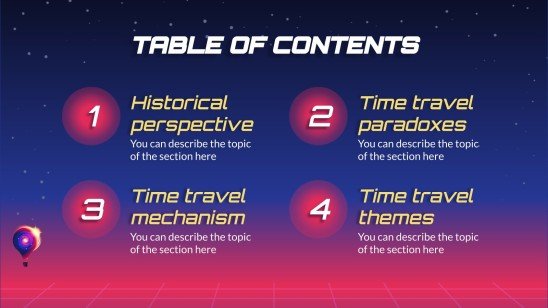 Time Travel in Fiction Presentation