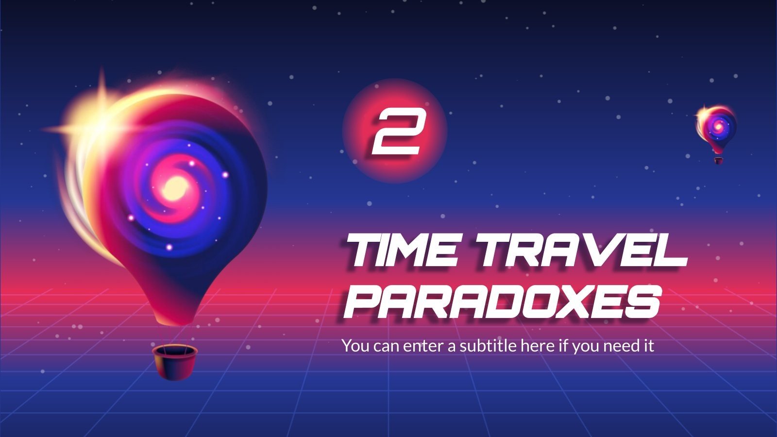 Time Travel in Fiction Presentation