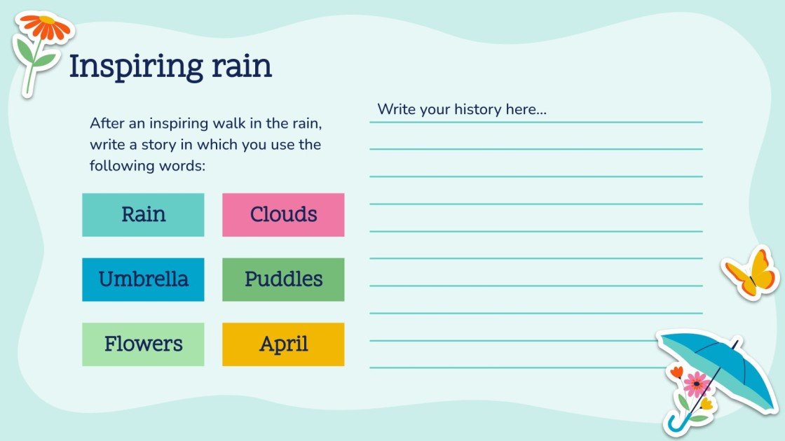 April Showers Activities Presentation