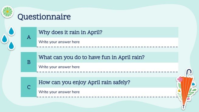 April Showers Activities Presentation