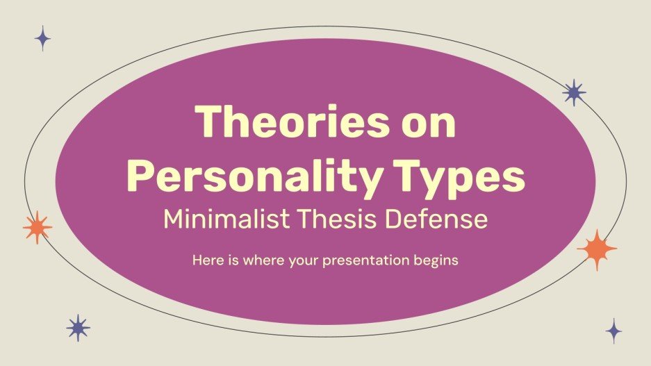 Theories on Personality Types Thesis Defense Presentation
