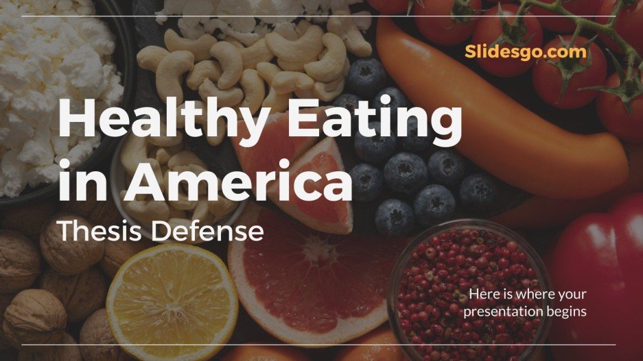 Healthy Eating in America Thesis Defense Presentation