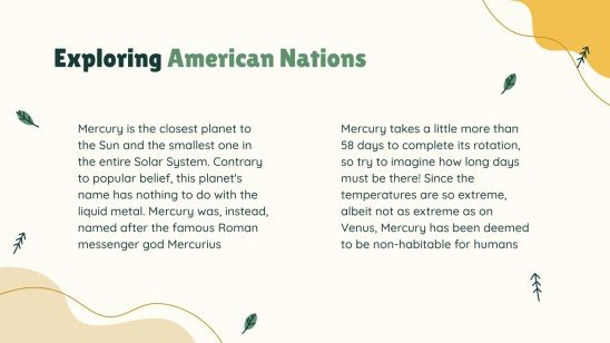 Geography Subject for Elementary: America Continent Presentation