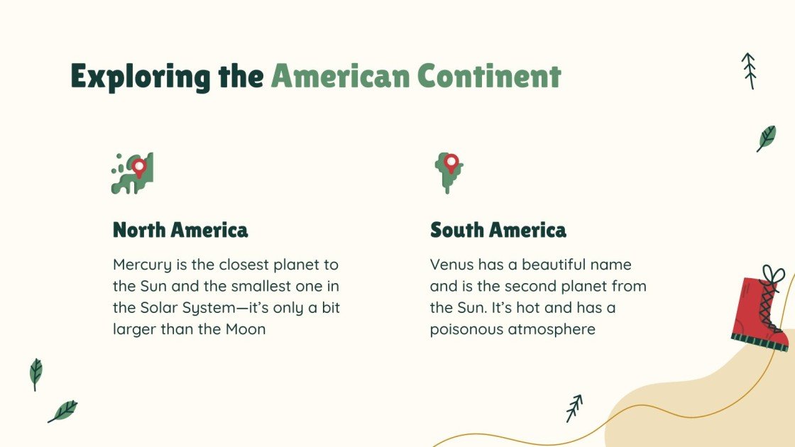 Geography Subject for Elementary: America Continent Presentation