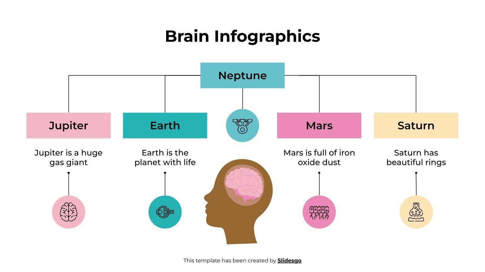 Brain Infographics Template