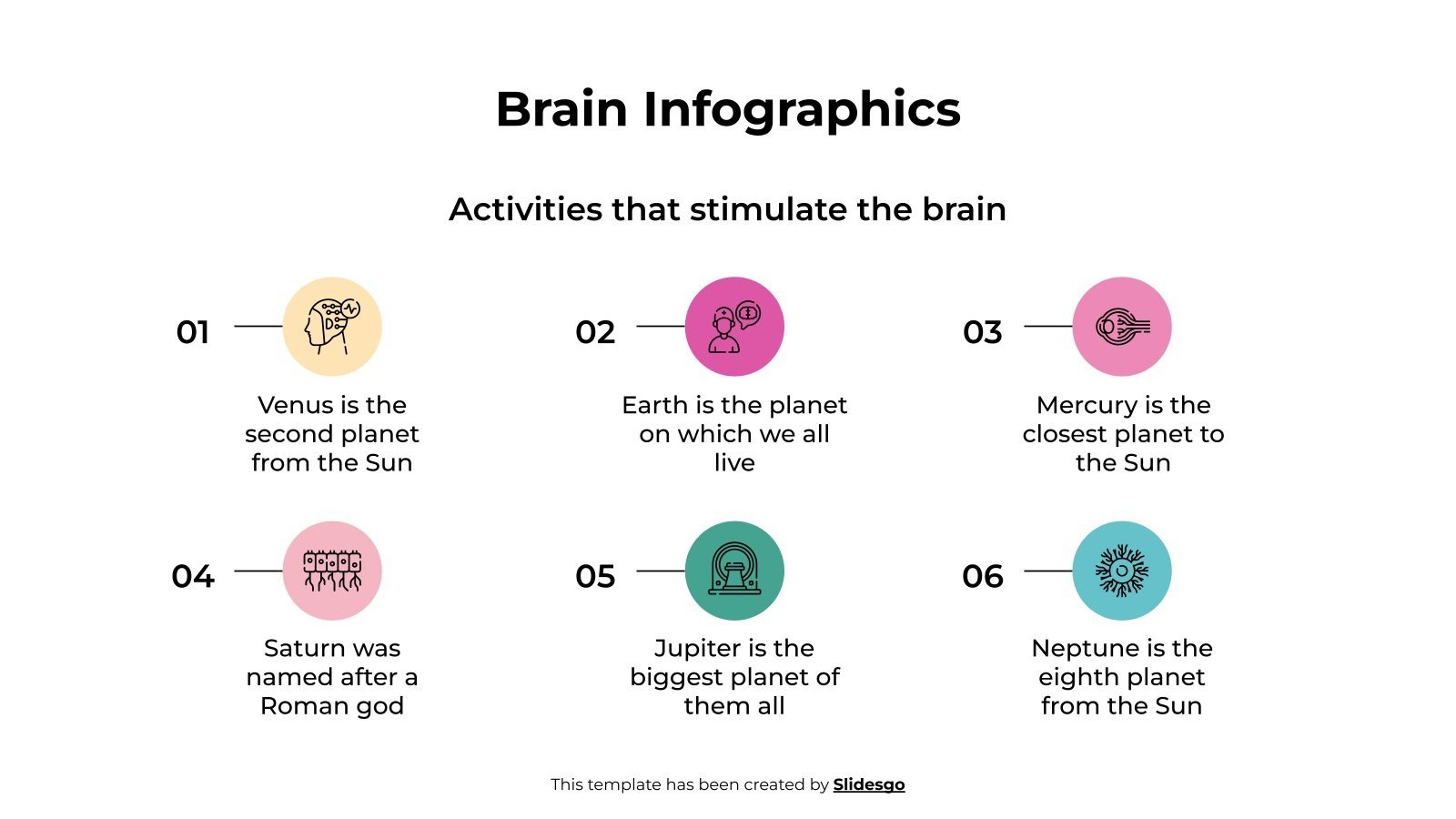 Brain Infographics Template