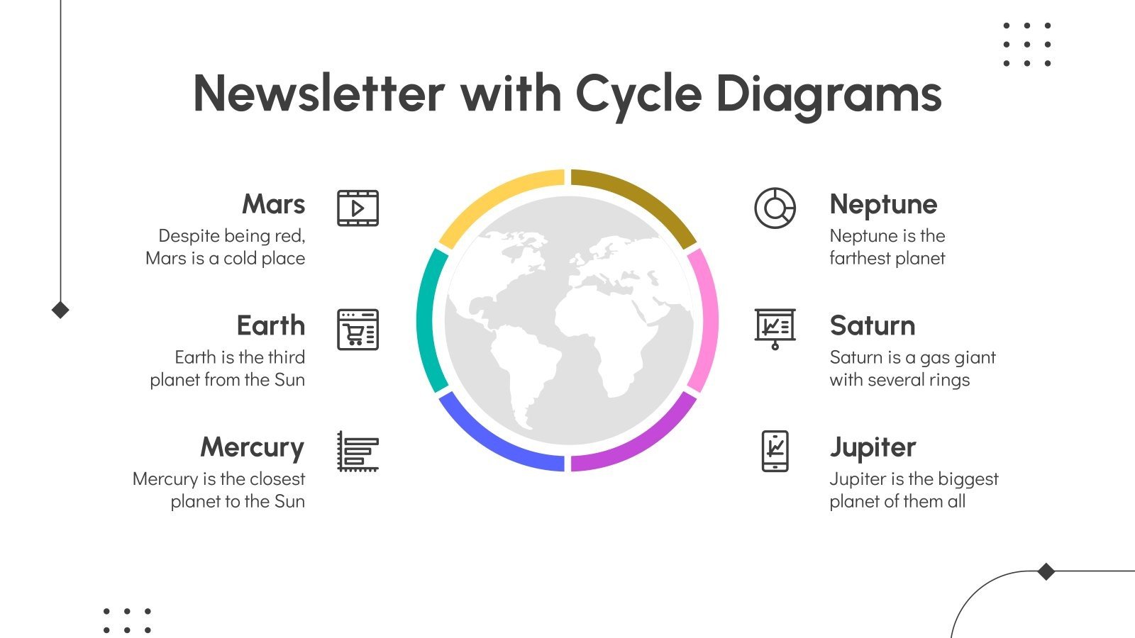 Newsletter with Cycle Diagrams Presentation