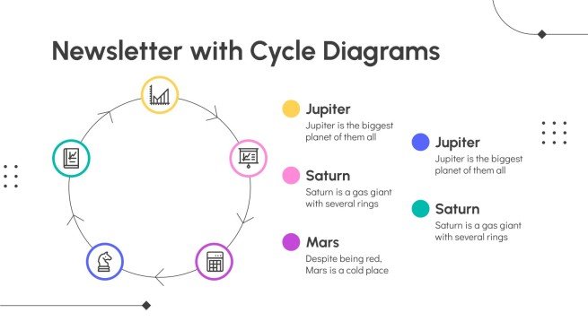 Newsletter with Cycle Diagrams Presentation