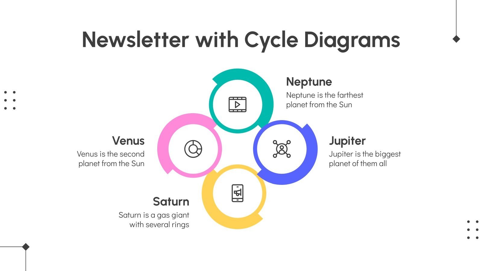 Newsletter with Cycle Diagrams Presentation