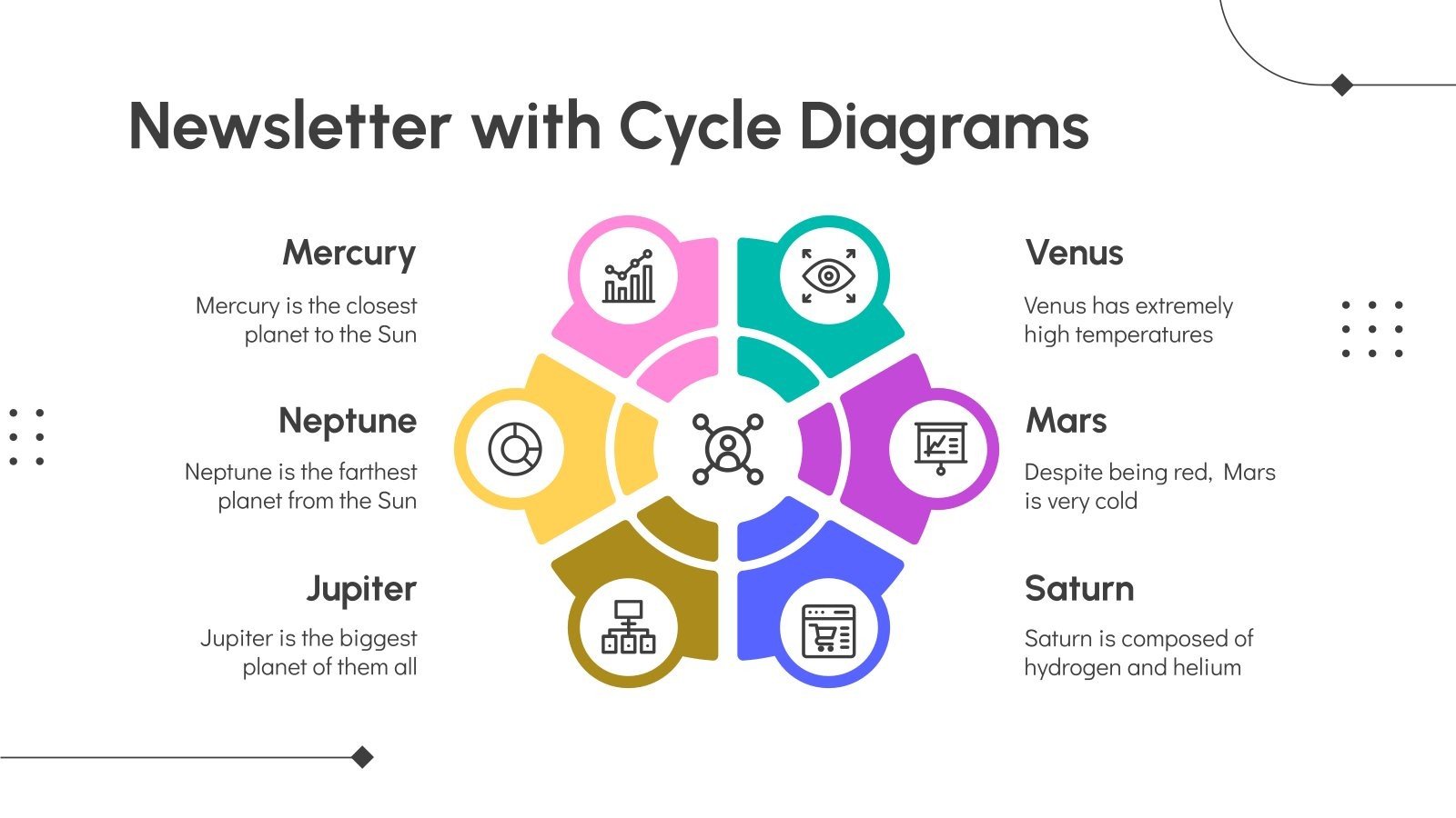 Newsletter with Cycle Diagrams Presentation