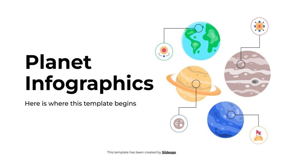 Planets Infographics Template