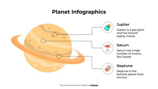 Planets Infographics Template