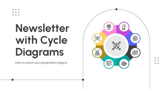 Free Cycle Infographics for Google Slides and PowerPoint