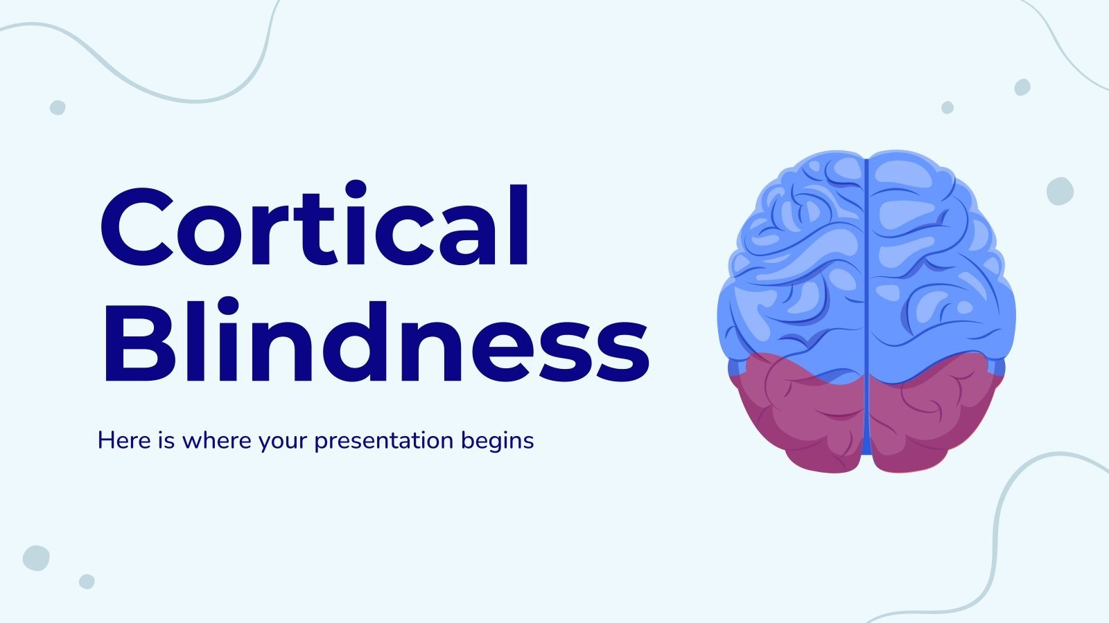 Cortical Blindness Presentation