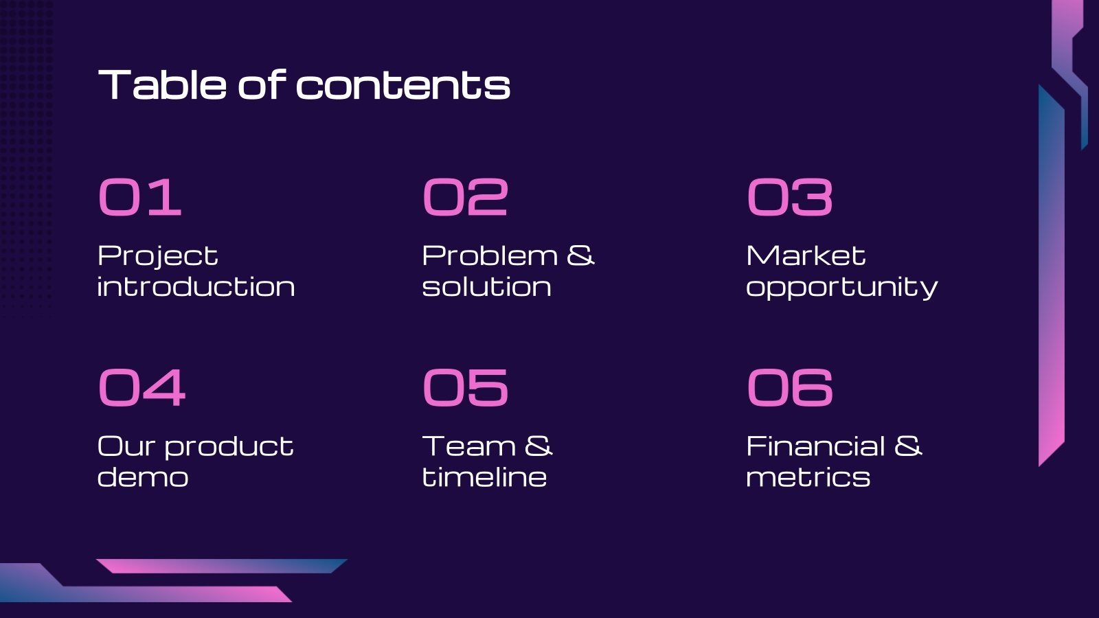 Project Scheduling Software Pitch Deck Presentation