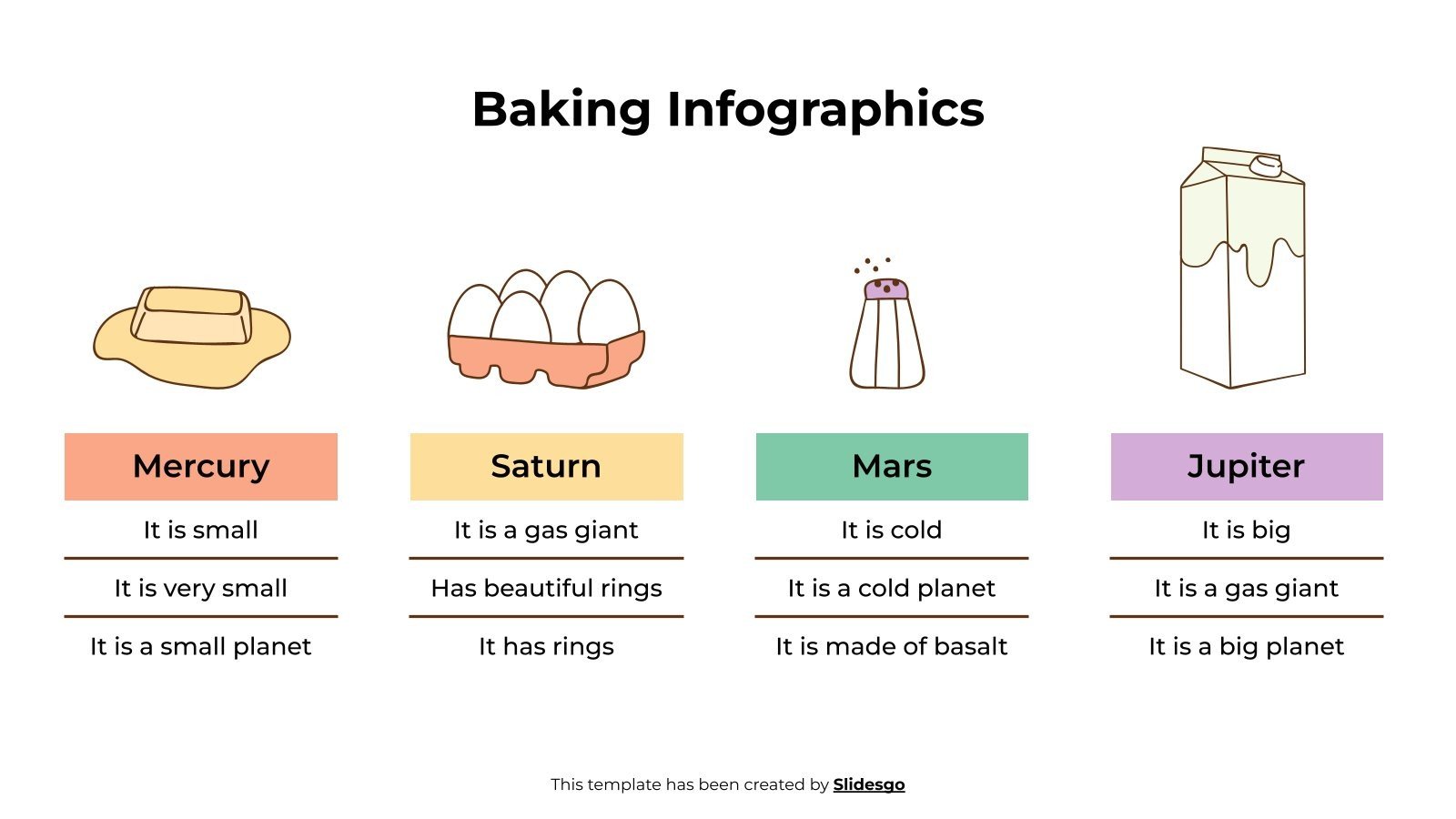 Baking Infographics Template