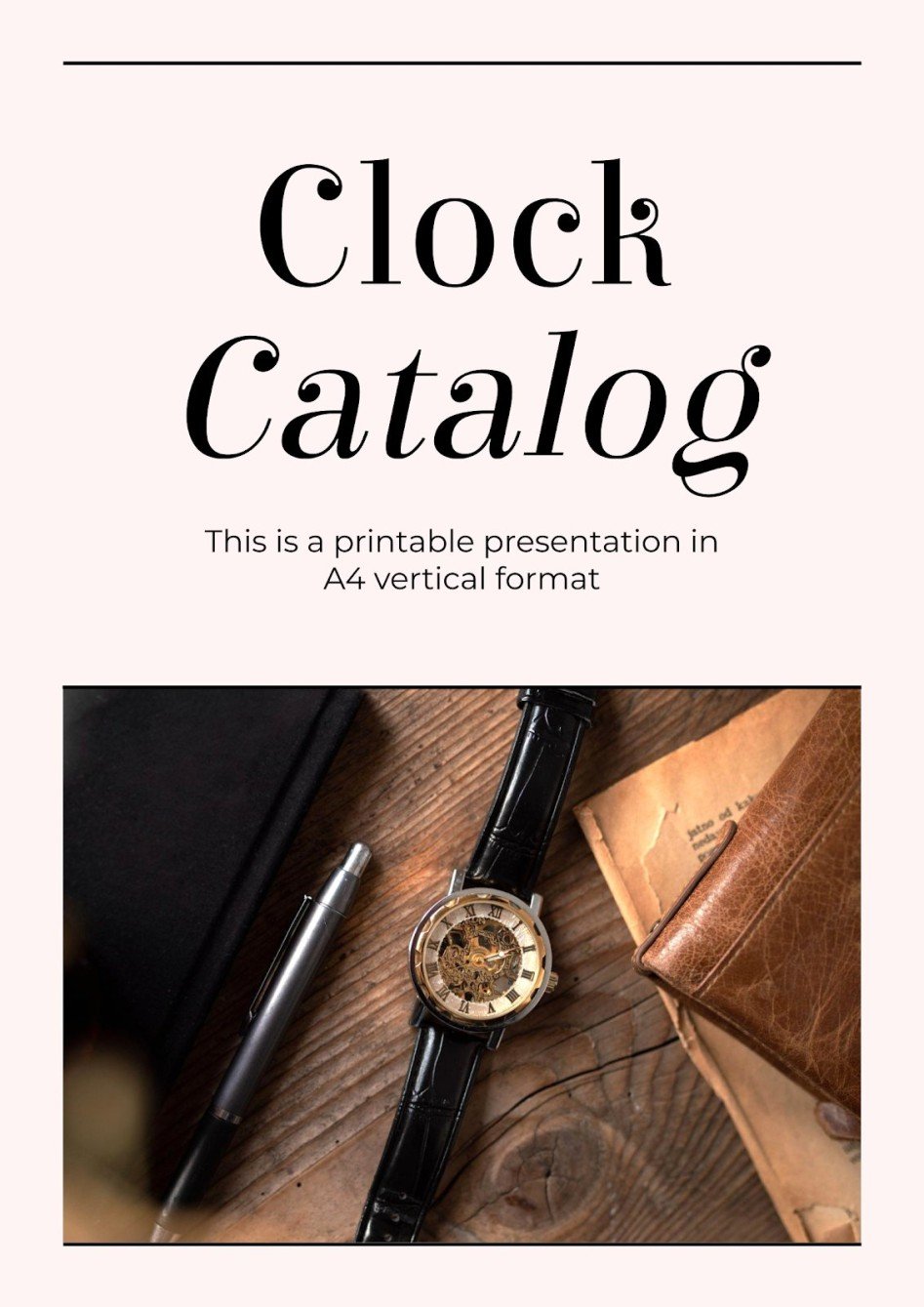 Free Catalog templates for Google Slides & PowerPoint