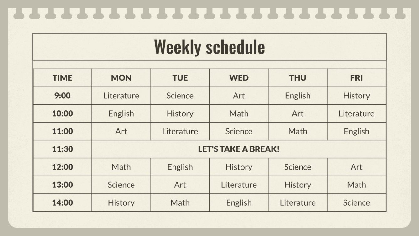 Library Notebook & Planner Presentation