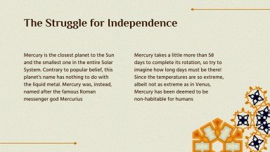 African History Major for College: Algeria Independence War Presentation