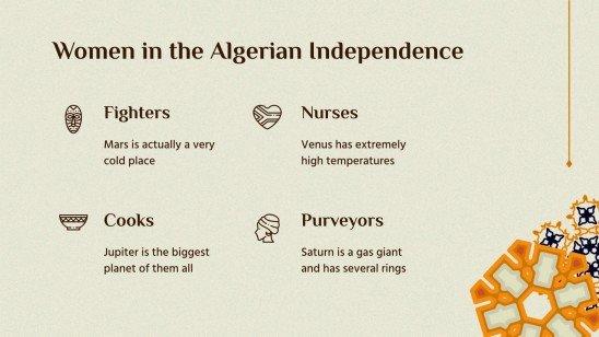 African History Major for College: Algeria Independence War Presentation