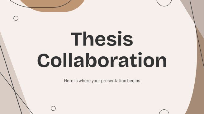 Free Thesis Defense Google Slides and PowerPoint Templates