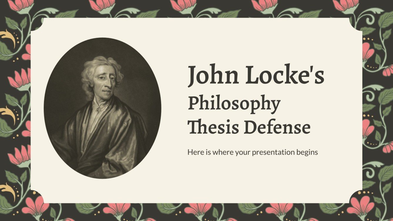 John Locke's Philosophy Thesis Defense Presentation