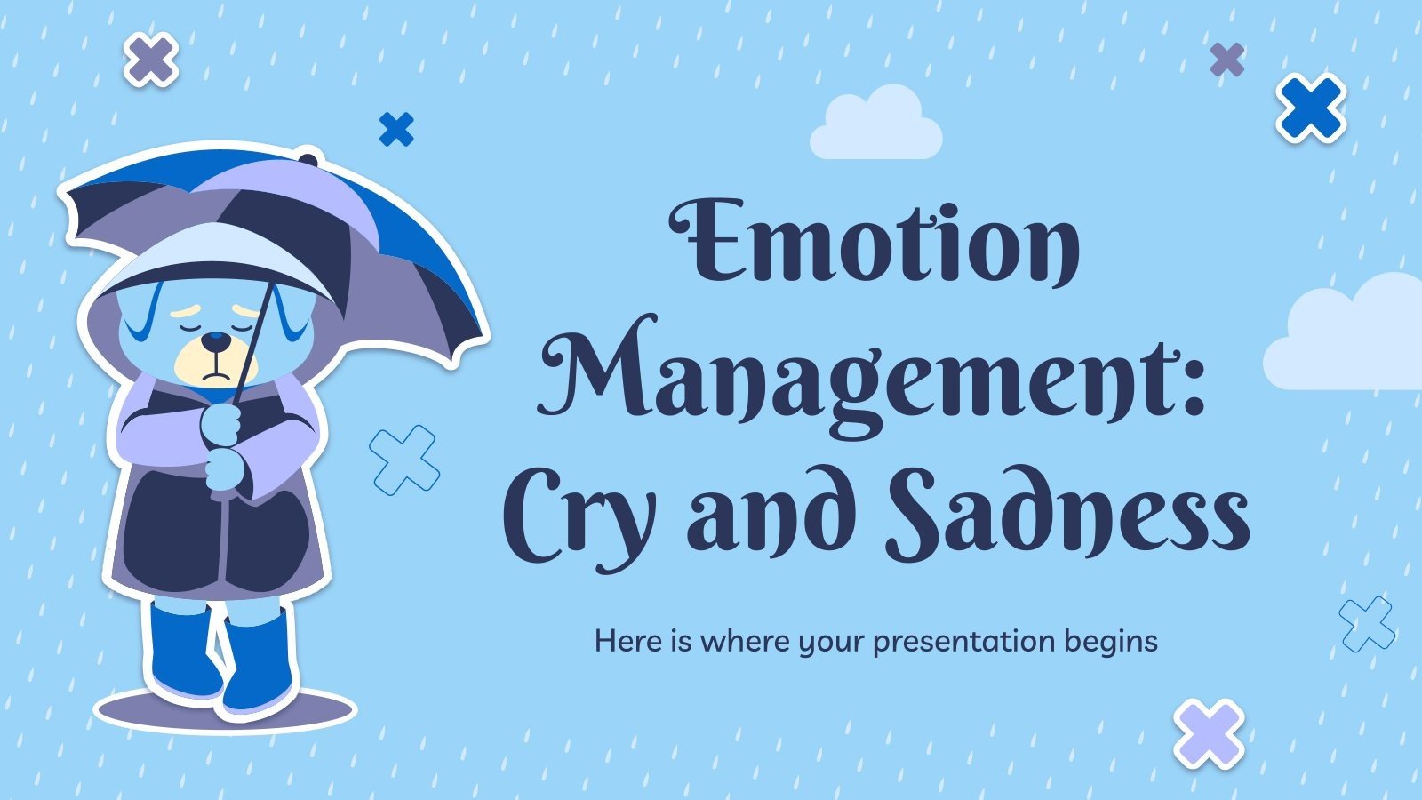 Emotion Management: Cry and Sadness Presentation