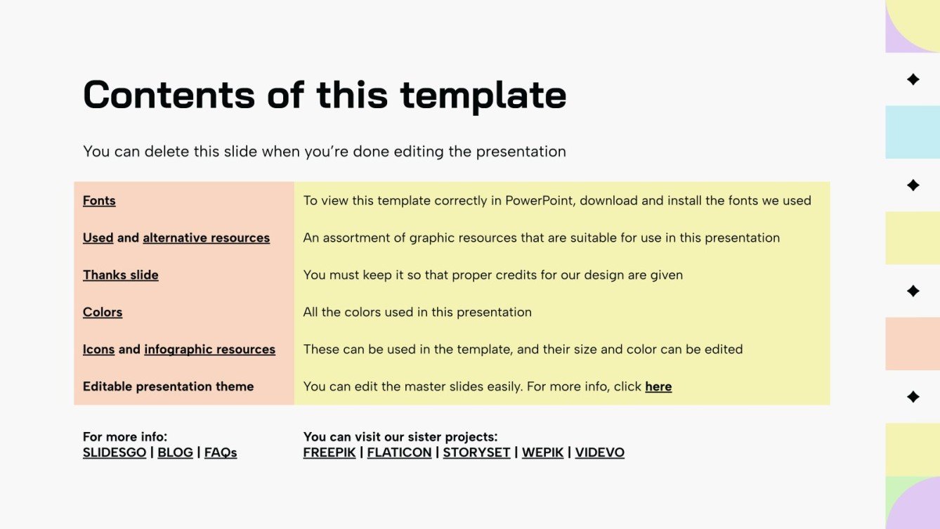 Bright Pastel Color Palette Agency Presentation