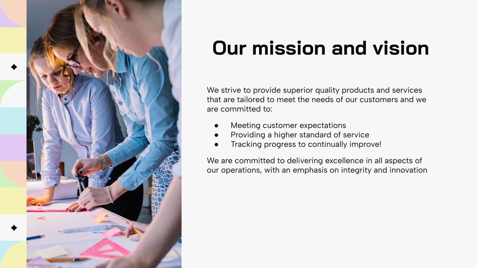 Bright Pastel Color Palette Agency Presentation