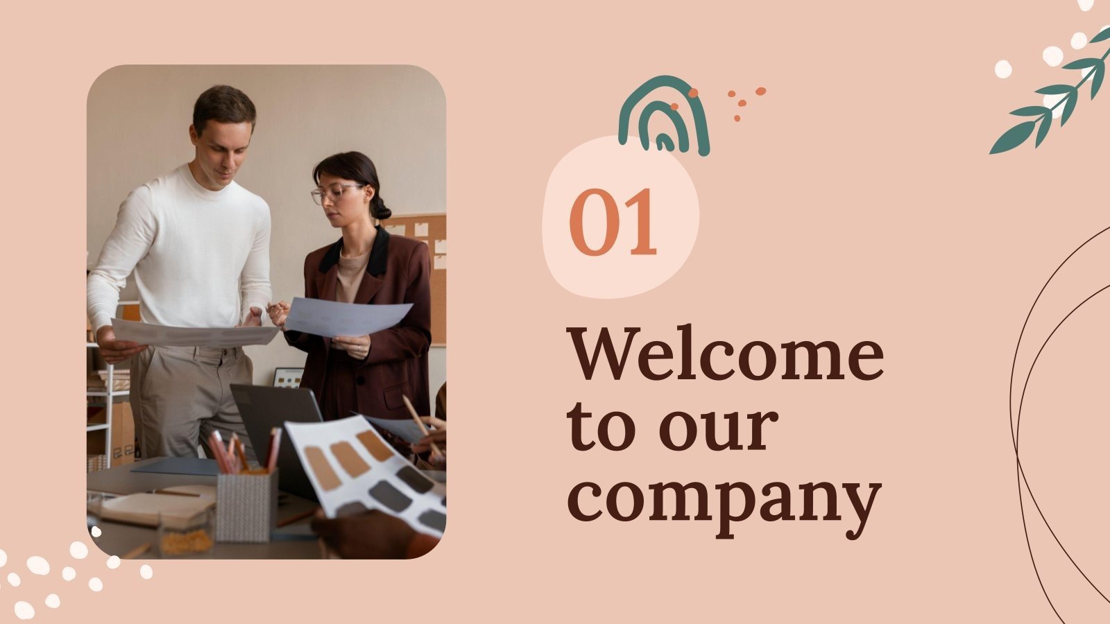 Warm Earth Tones Pitch Deck Presentation