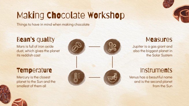 Making Chocolate Workshop Infographics Template