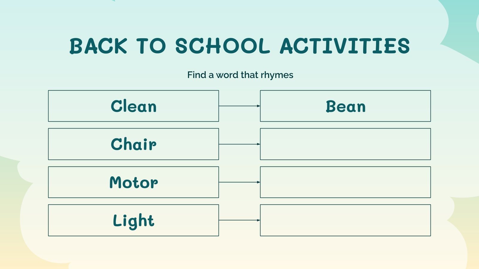 Back to School Activities for Elementary Infographics