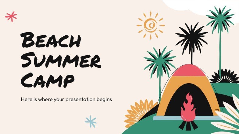 Beach Summer Camp Presentation